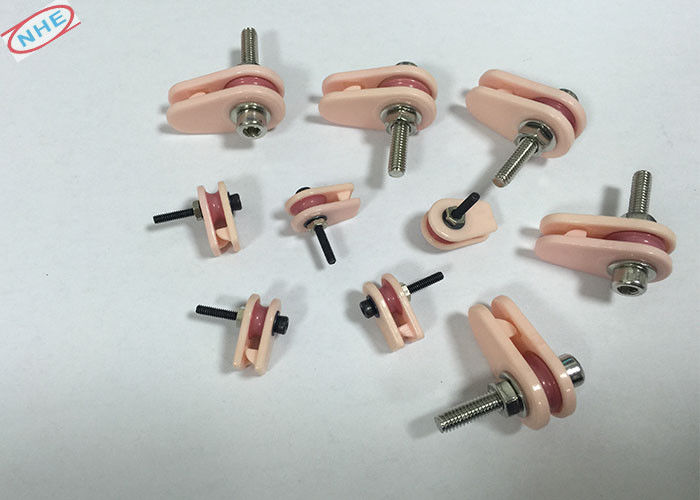 Caged ceramic pulley wire jump preventer QH005 ceramic roller guide