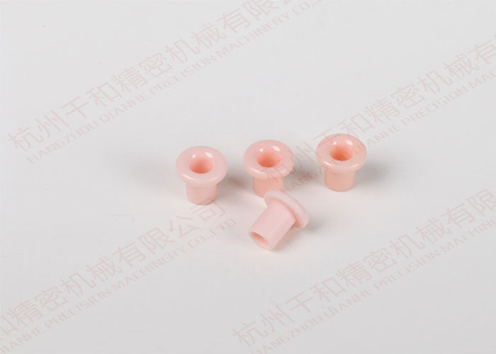 Pink color Roller plastic cable pulley with high speed bearing , 95% ...
