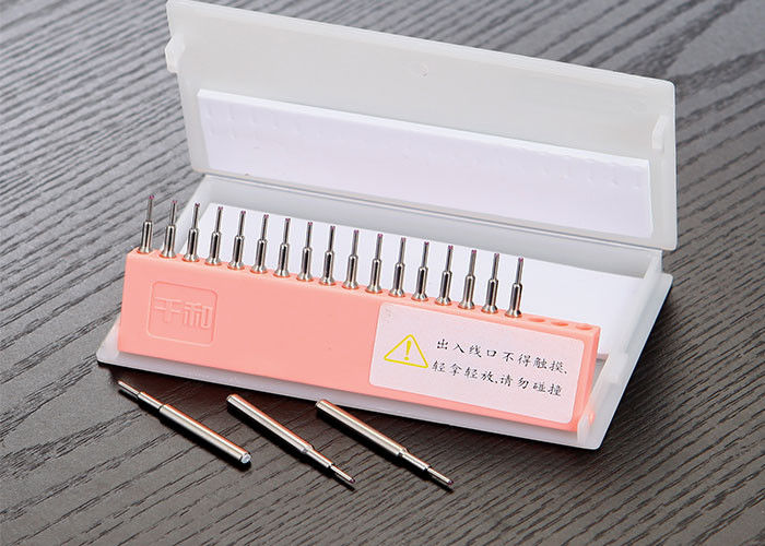 Ceramic / Tungsten Carbide Coil Winding Nozzle , White Wire Guide Tube